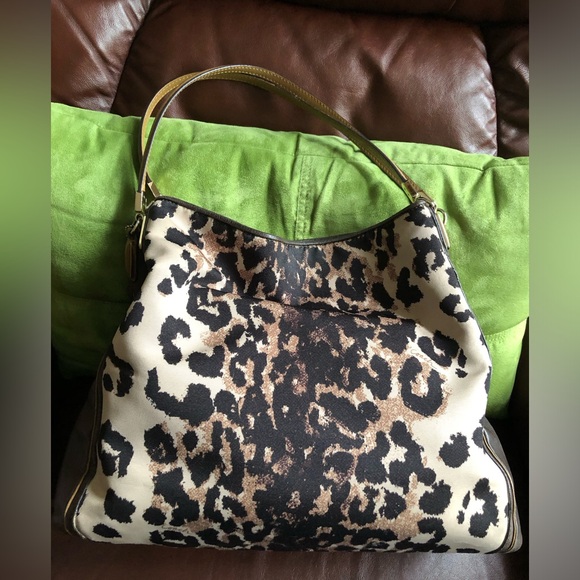 Coach | Bags | Coach Ocelot Print Shoulder Bag | Poshmark